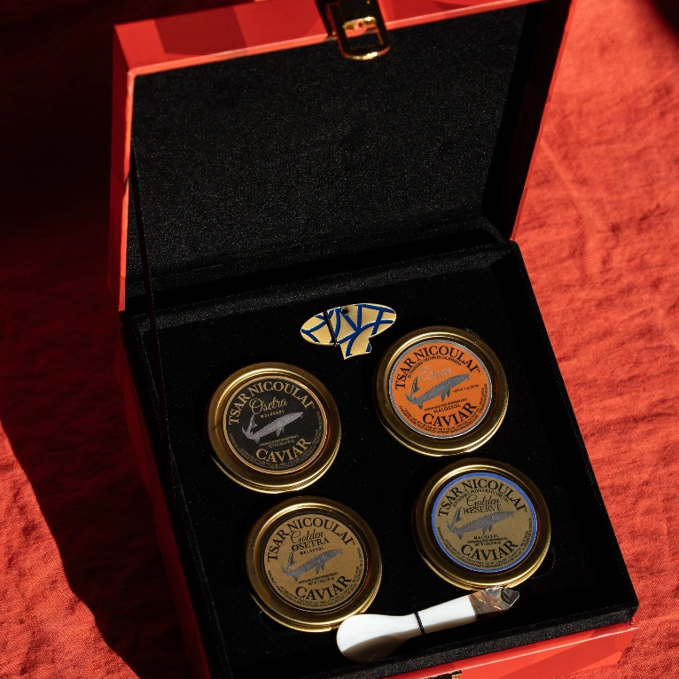 Golden Osetra Caviar: Premium Amber Gold – Tsar Nicoulai Caviar
