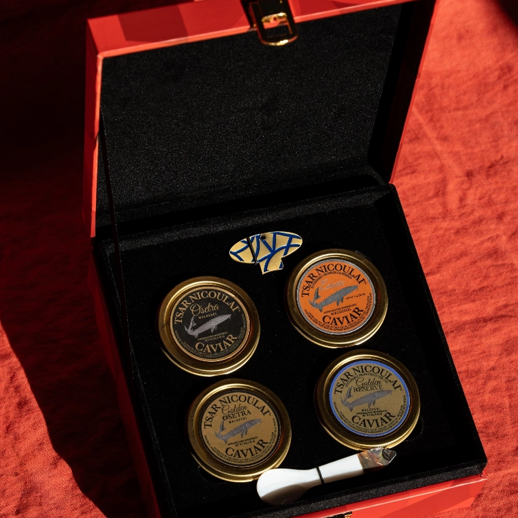 Golden Osetra Caviar: Premium Amber Gold – Tsar Nicoulai Caviar